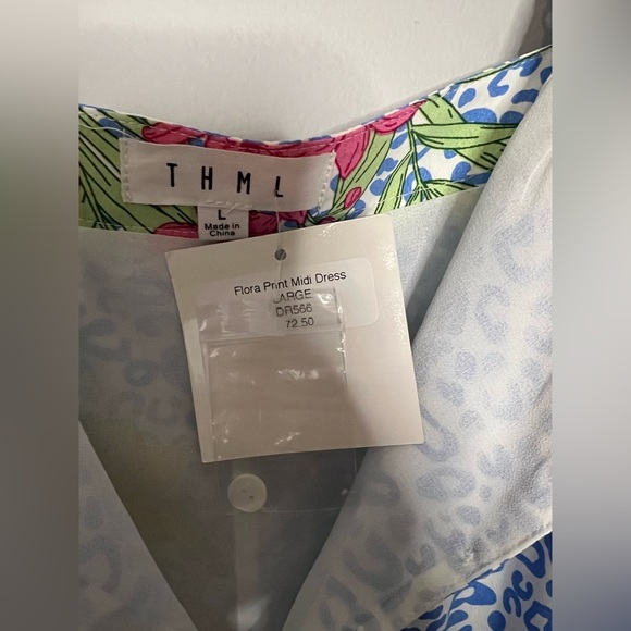 THML | Dresses | Thml Floral Print Maxi Dress | Poshmark